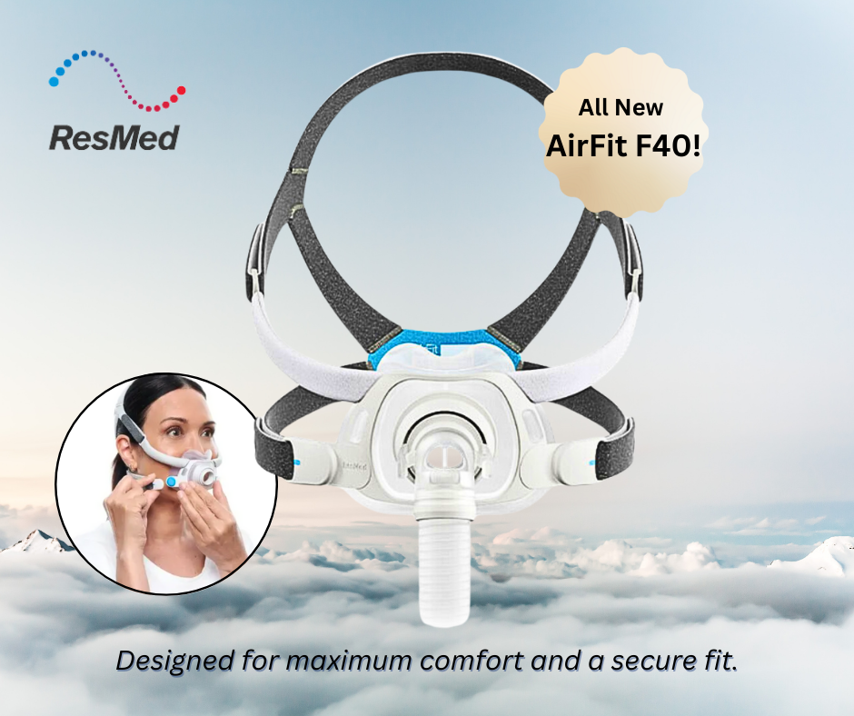 Discover the Features of the New ResMed AirFit F40 Full Face CPAP Mask ...